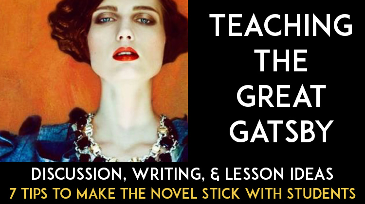 Teaching The Great Gatsby: Discussion Questions, Unit Plan Ideas, and ...